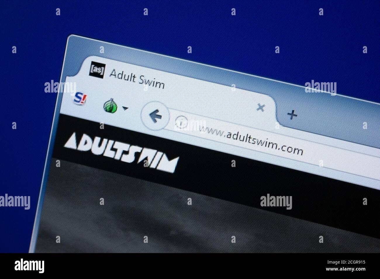 Ryazan, Russia - September 09, 2018: Homepage of Adult Swim website on ...