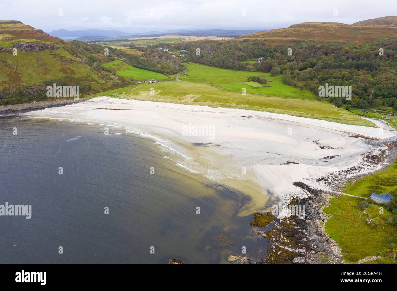 Calgary beach mull aerial hi-res stock photography and images - Alamy