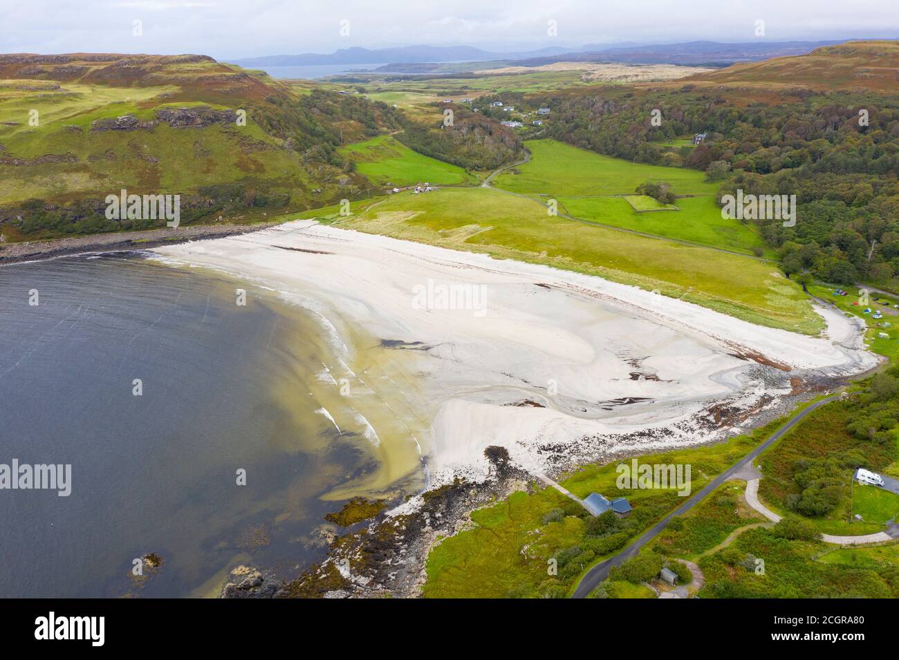 Calgary beach mull aerial hi-res stock photography and images - Alamy