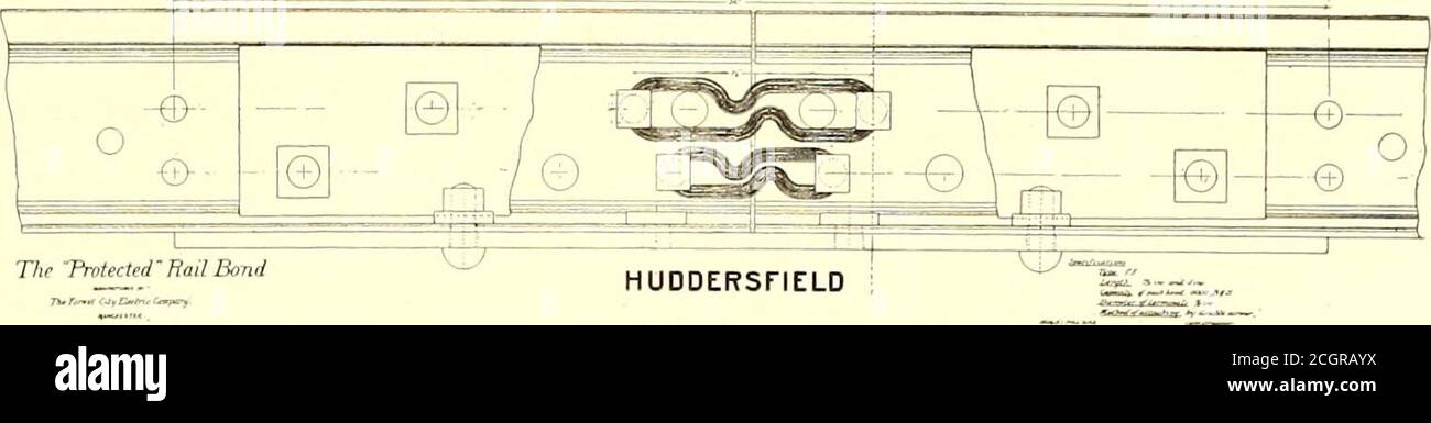 . The Street railway journal . BONDING CONDUCTOR RAIL AT TOOTING ...