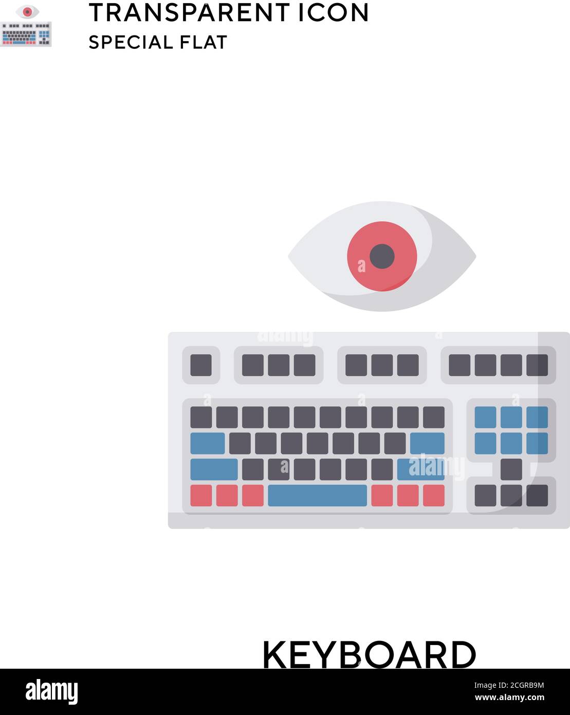 Qwerty keyboard layout Cut Out Stock Images & Pictures - Alamy