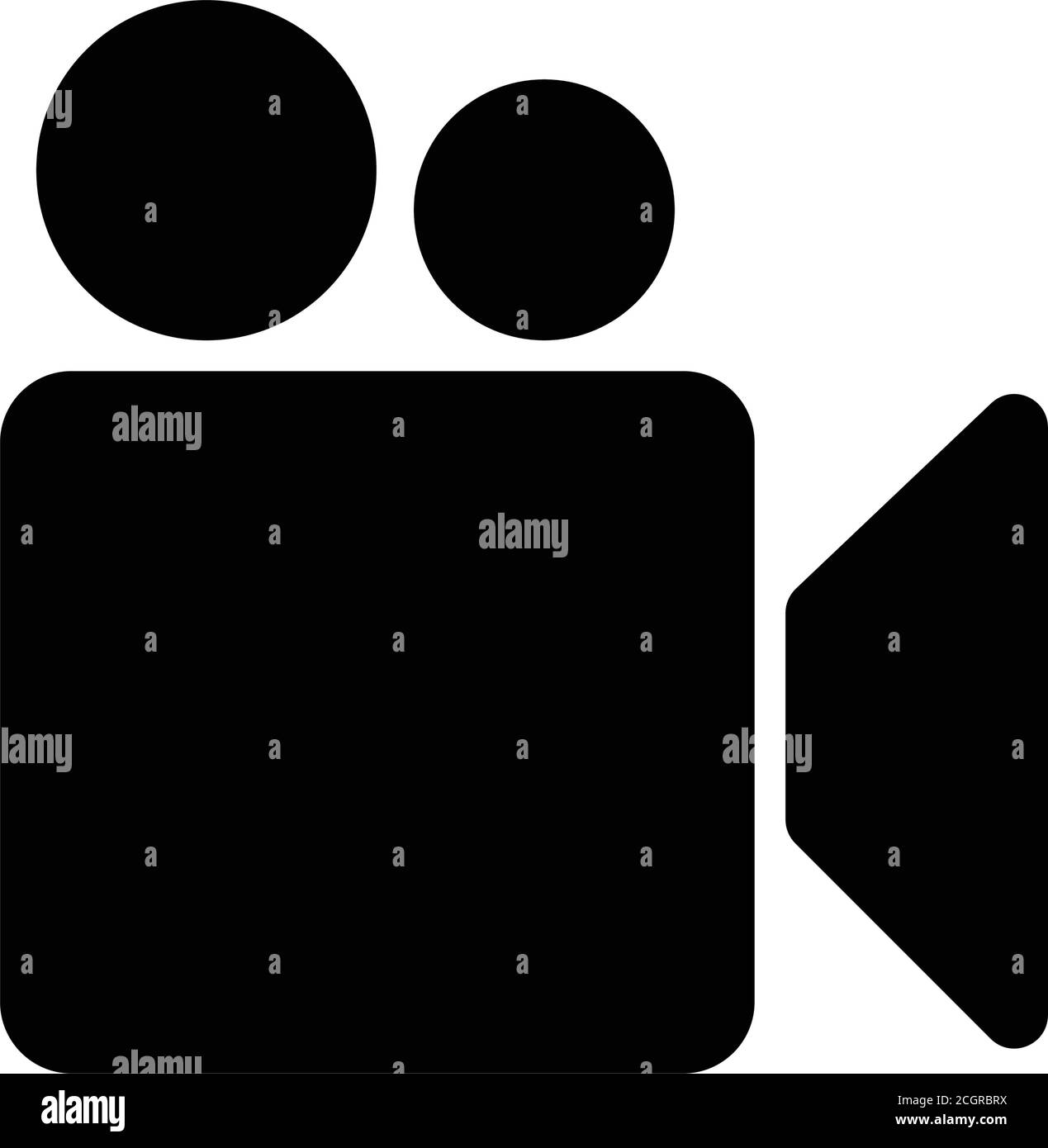 Video camera icon pause icon vector isolated on white eps 10 Stock ...