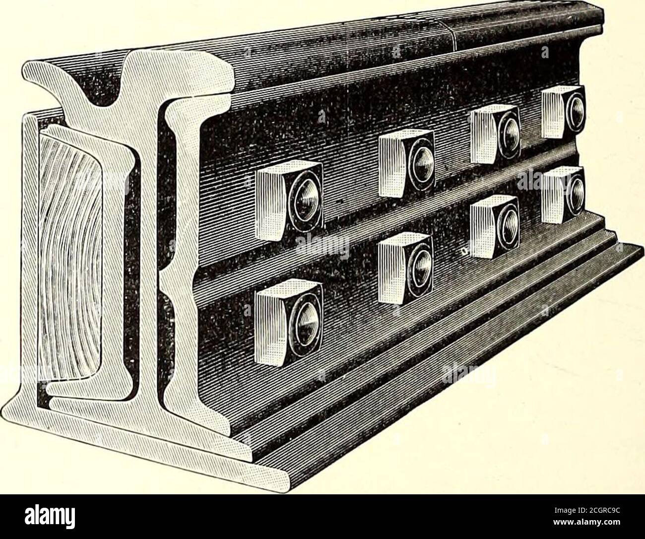 . Electric railway journal . CONTINUOUS GIRDER RAIL JOINT WEBER GIRDER ...
