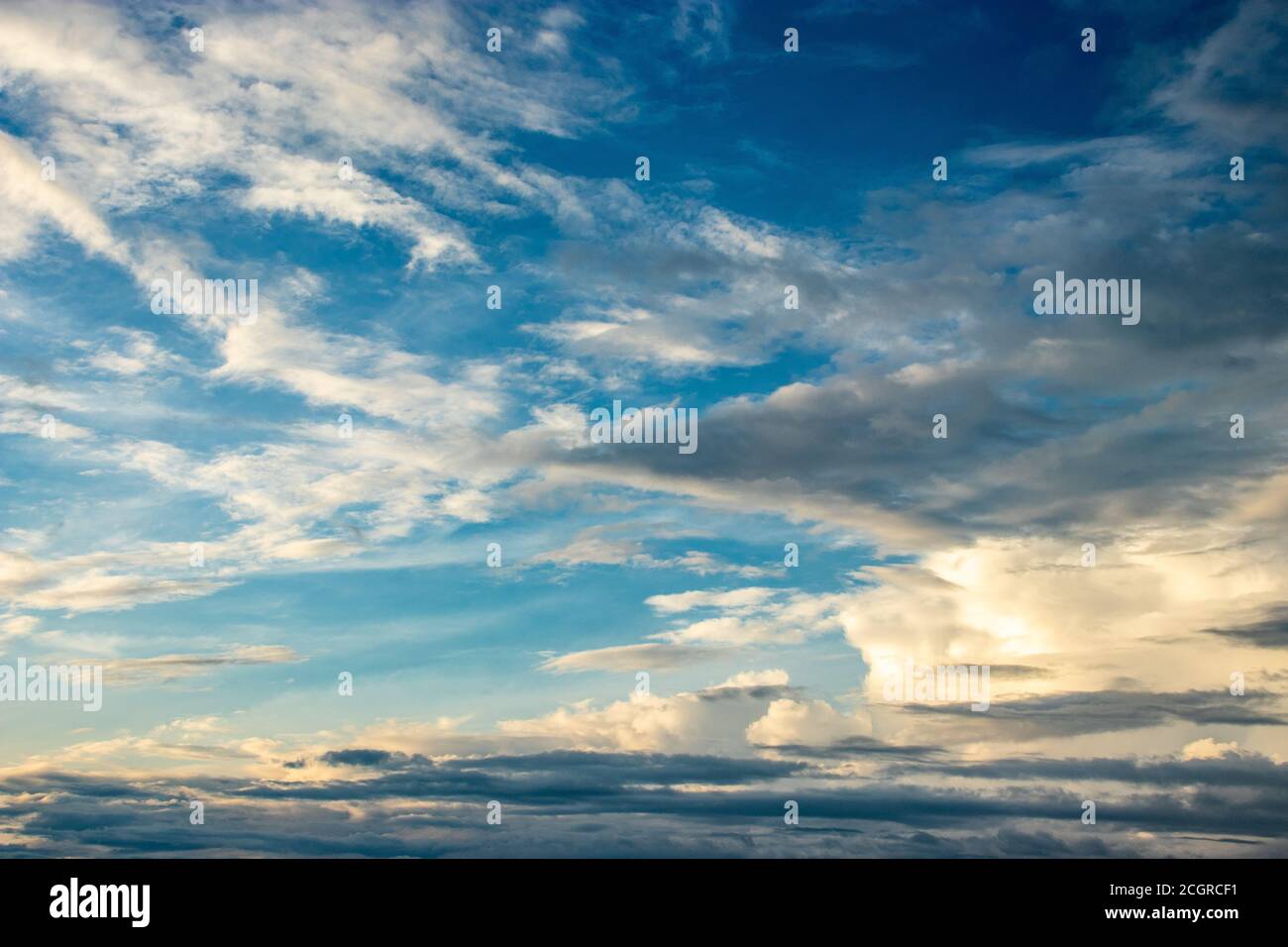 dramatic sky at evening filled with clouds image is showing the serene ...