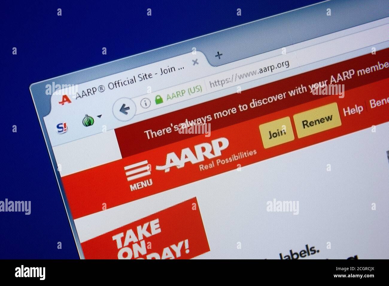 Aarp logo hi-res stock photography and images - Alamy