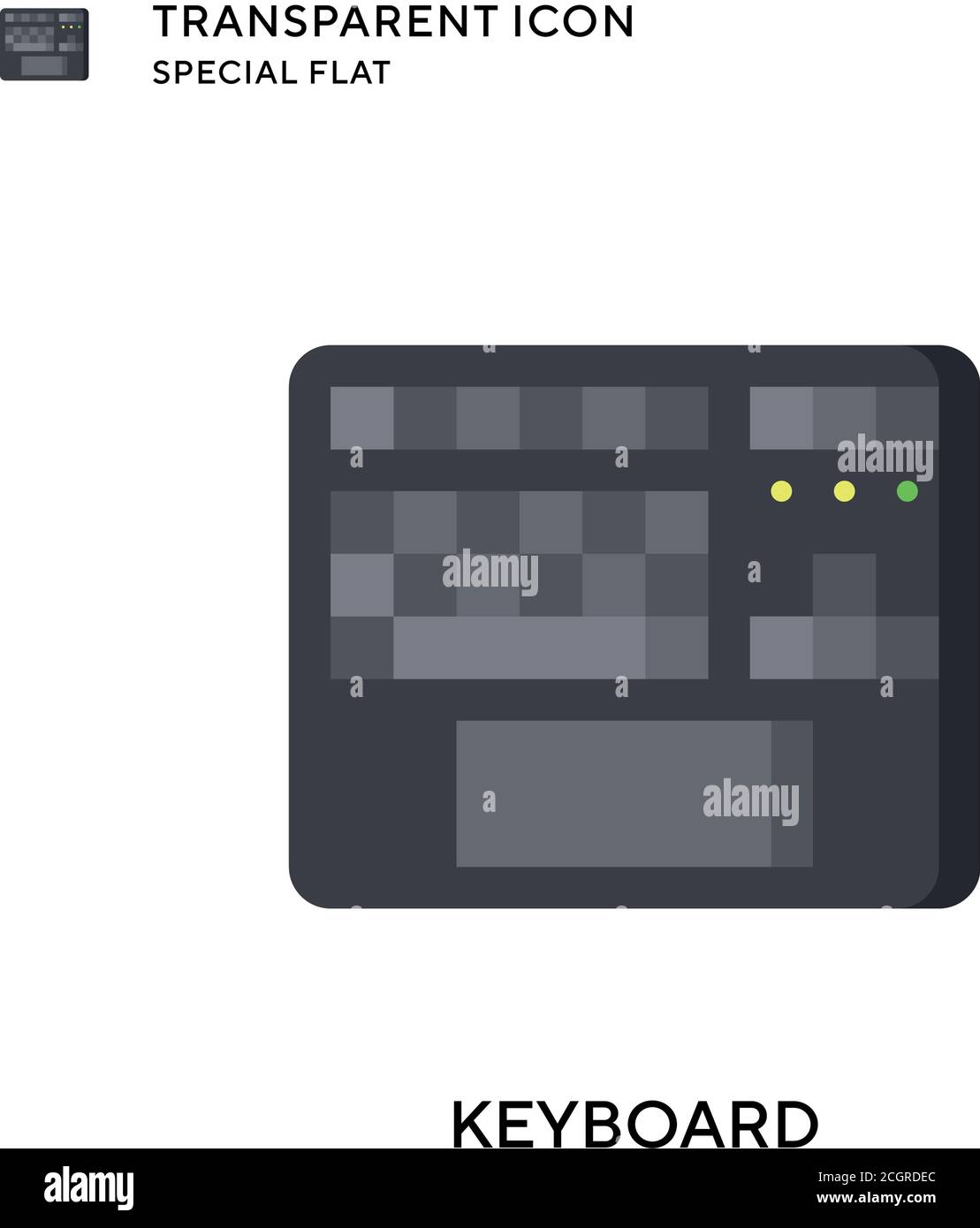 Keyboard vector icon. Flat style illustration. EPS 10 vector Stock ...