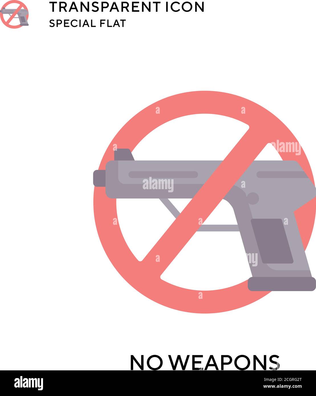 Stop gun and knife crime Stock Vector Images - Alamy