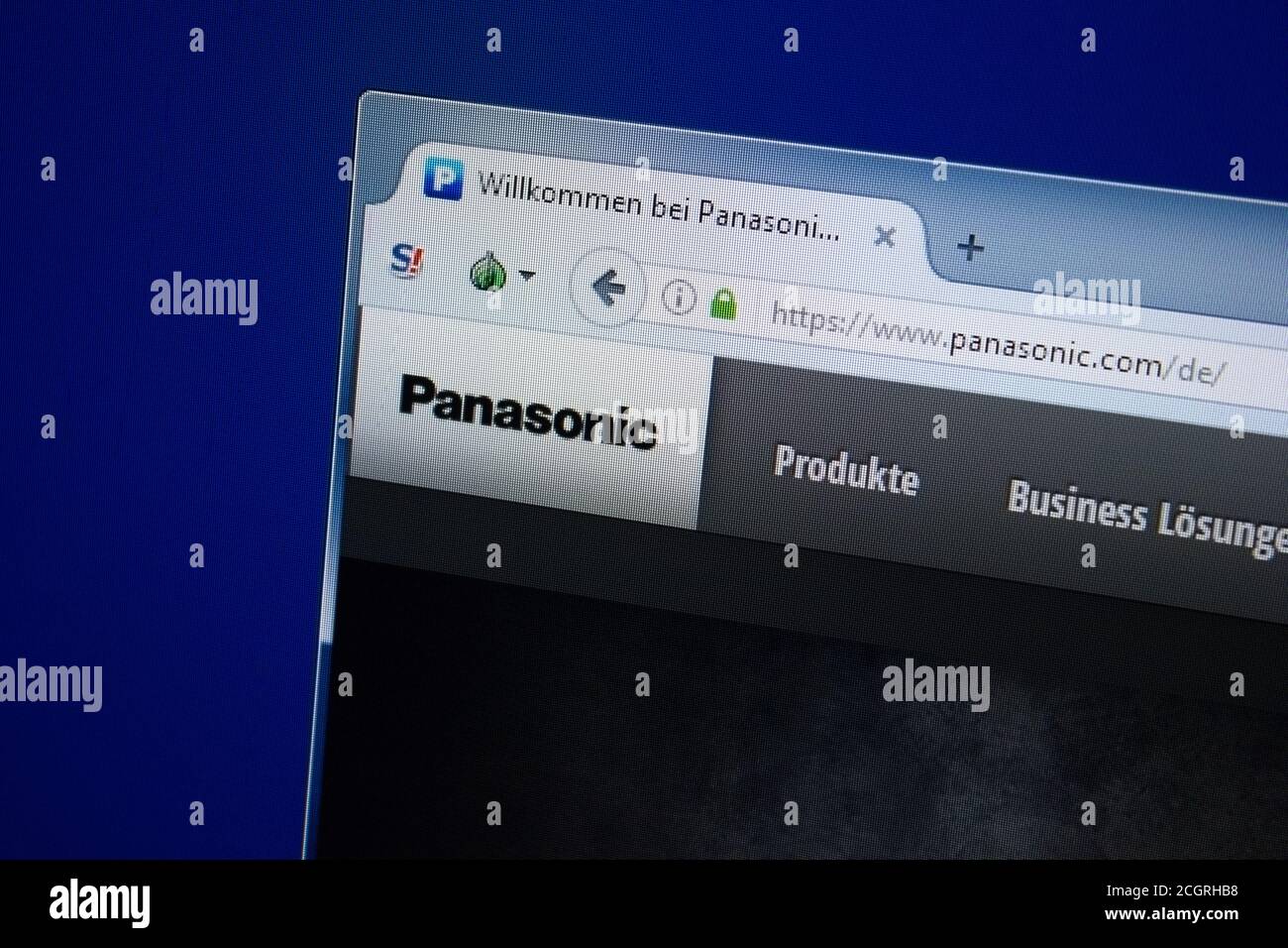 Panasonic logo pc hi-res stock photography and images - Alamy