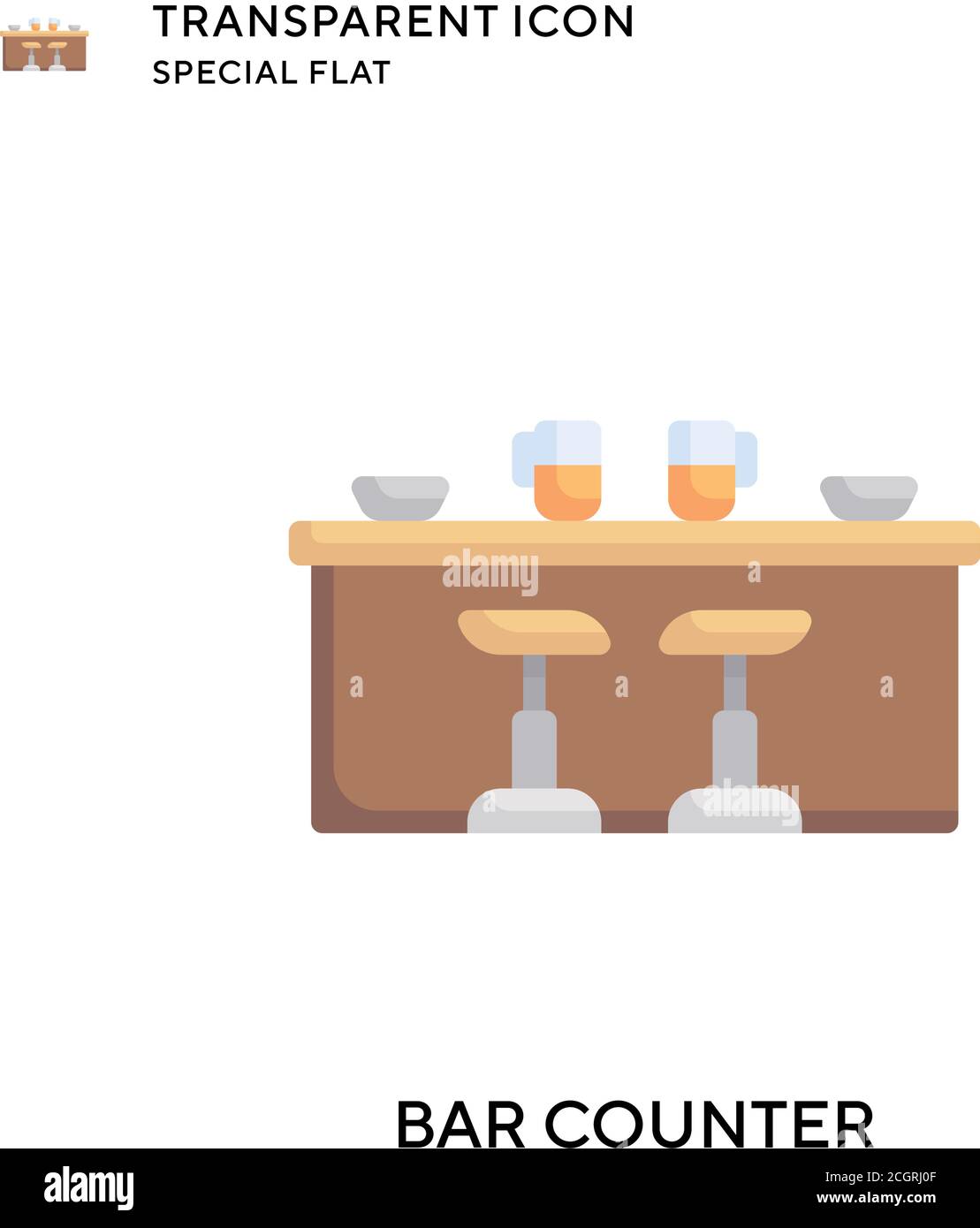 Glass counter top Stock Vector Images - Alamy