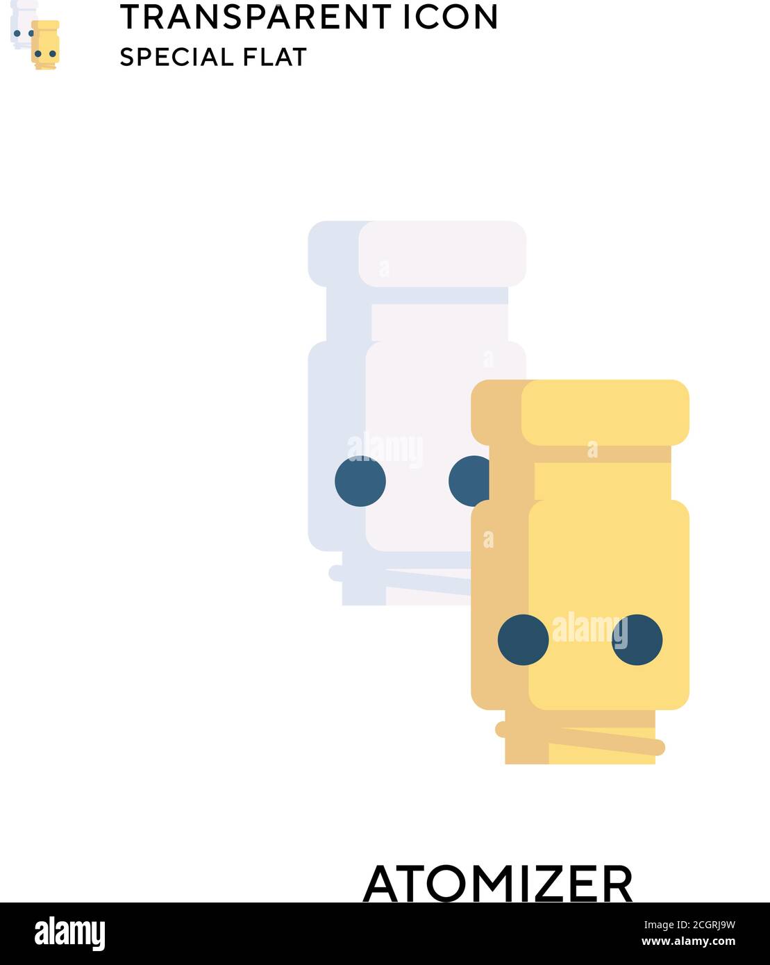 Atomizer vector icon. Flat style illustration. EPS 10 vector Stock ...