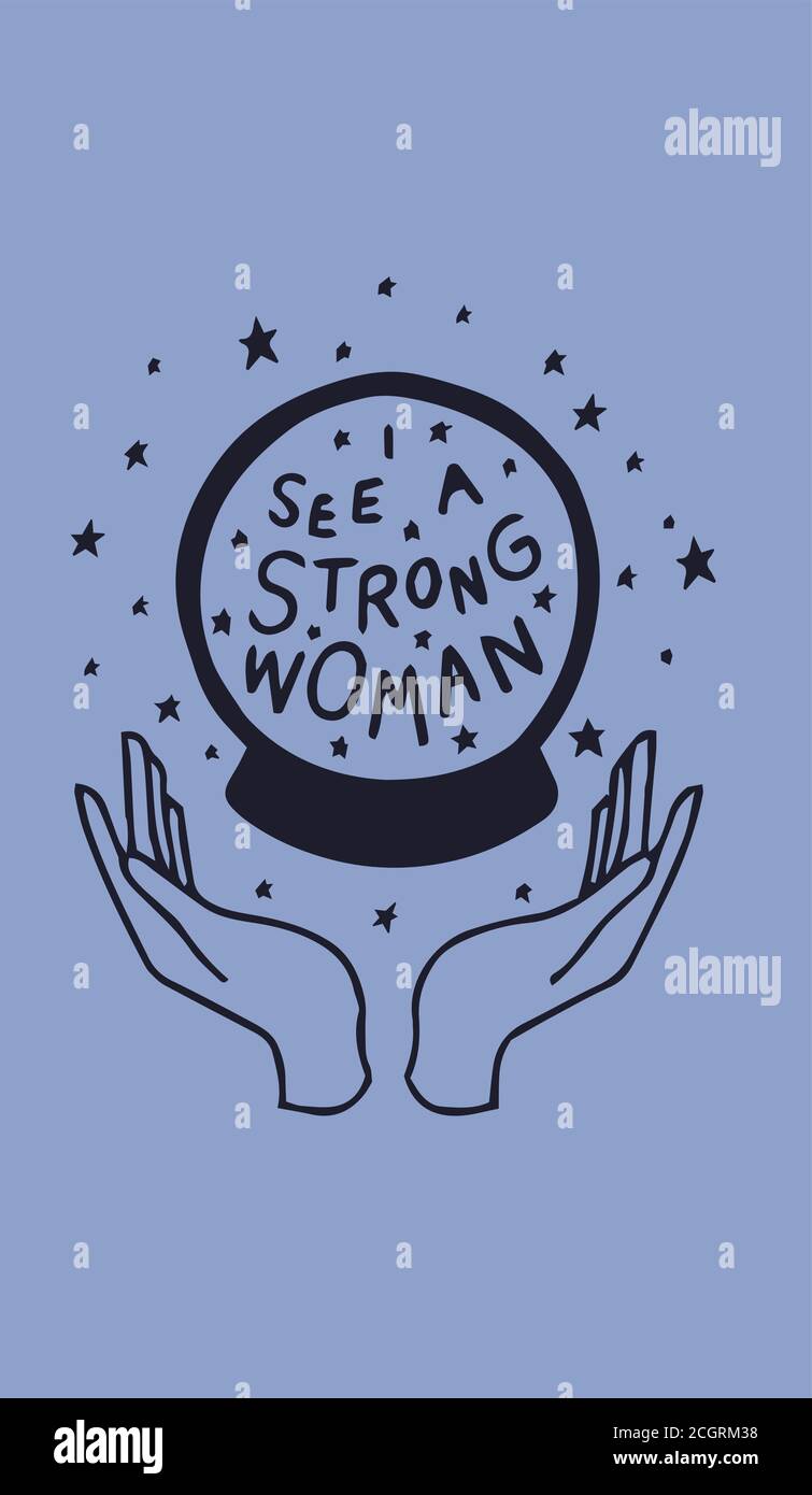 i see a strong woman, background - template design for poster, banner ...