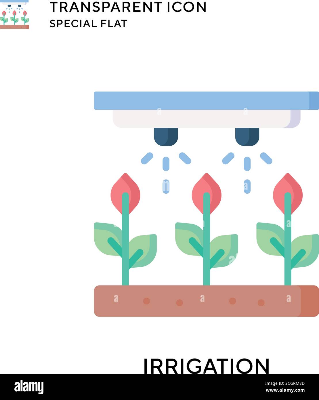 Farm field pivot irrigation farming Stock Vector Images - Alamy