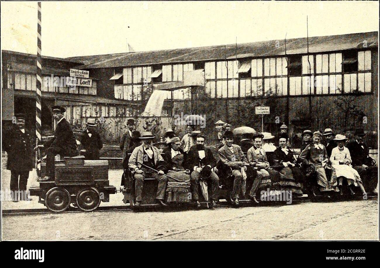 First electric railway 1879 hi-res stock photography and images - Alamy