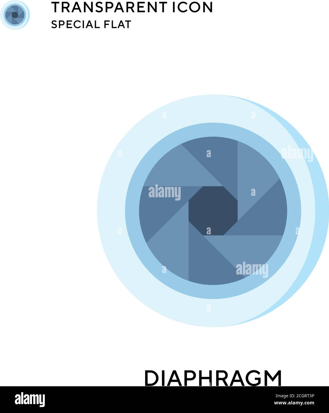 Diaphragm vector icon. Flat style illustration. EPS 10 vector Stock ...