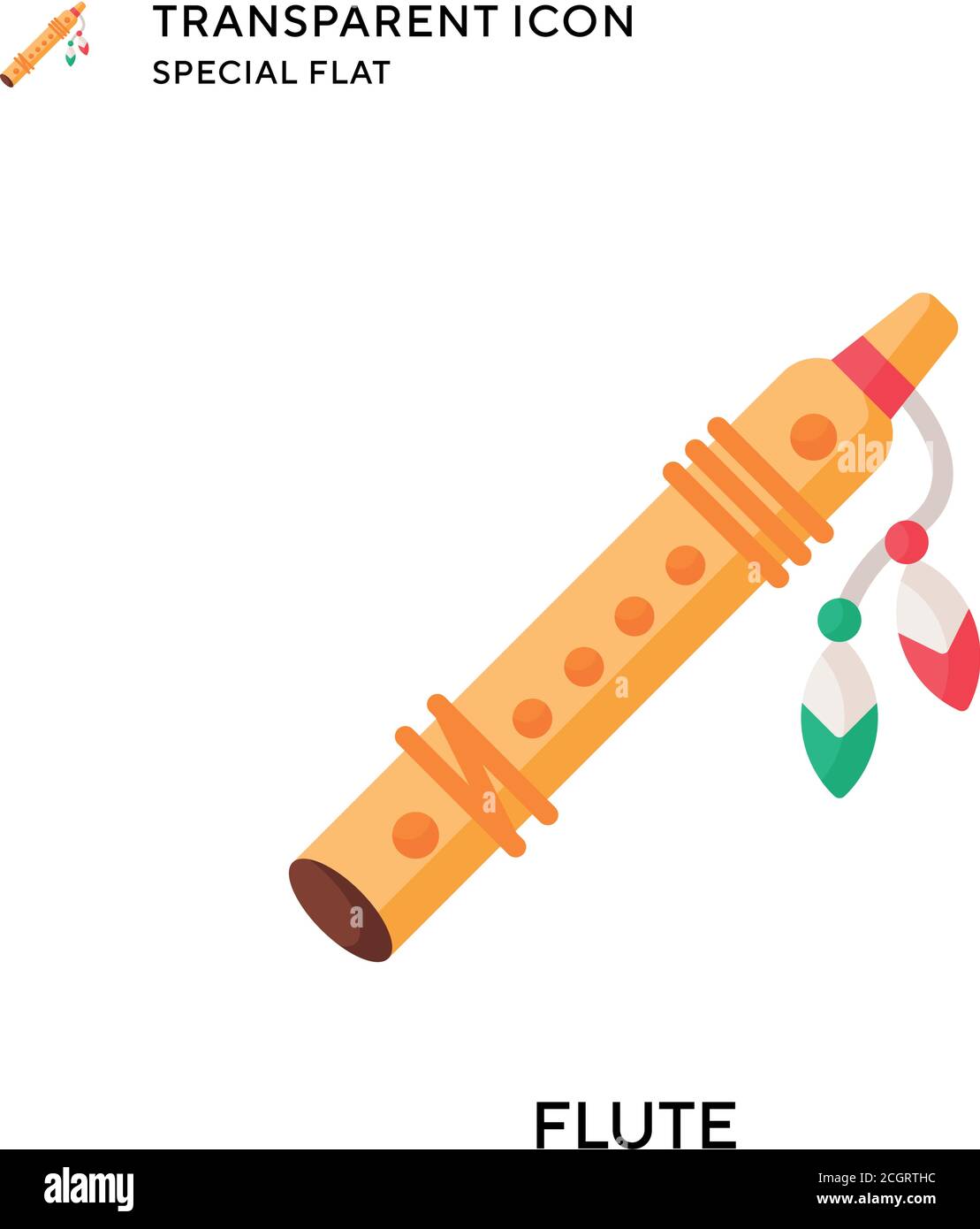 Traditional flute player Stock Vector Images - Alamy