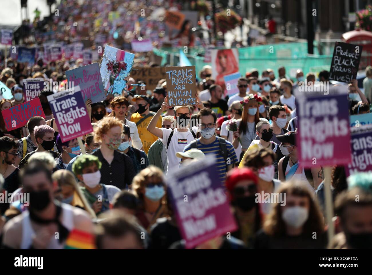 Trans march pride hi-res stock photography and images - Alamy