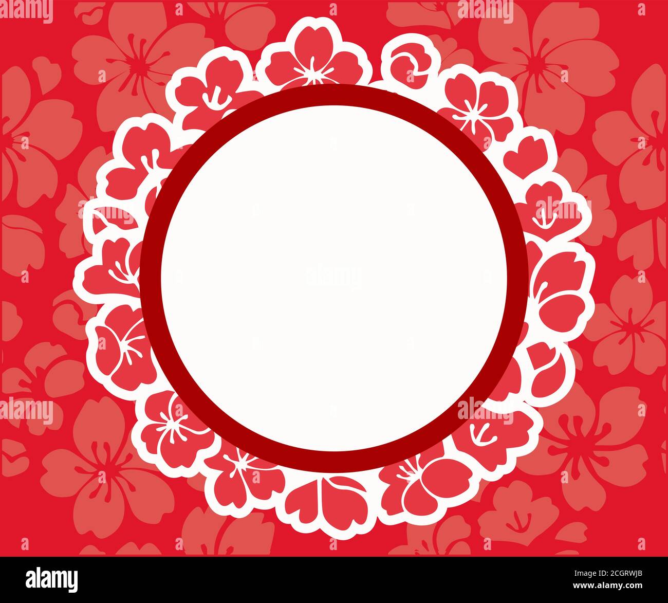 Frame decoration Happy chinese new year, Place for your photo and text ...