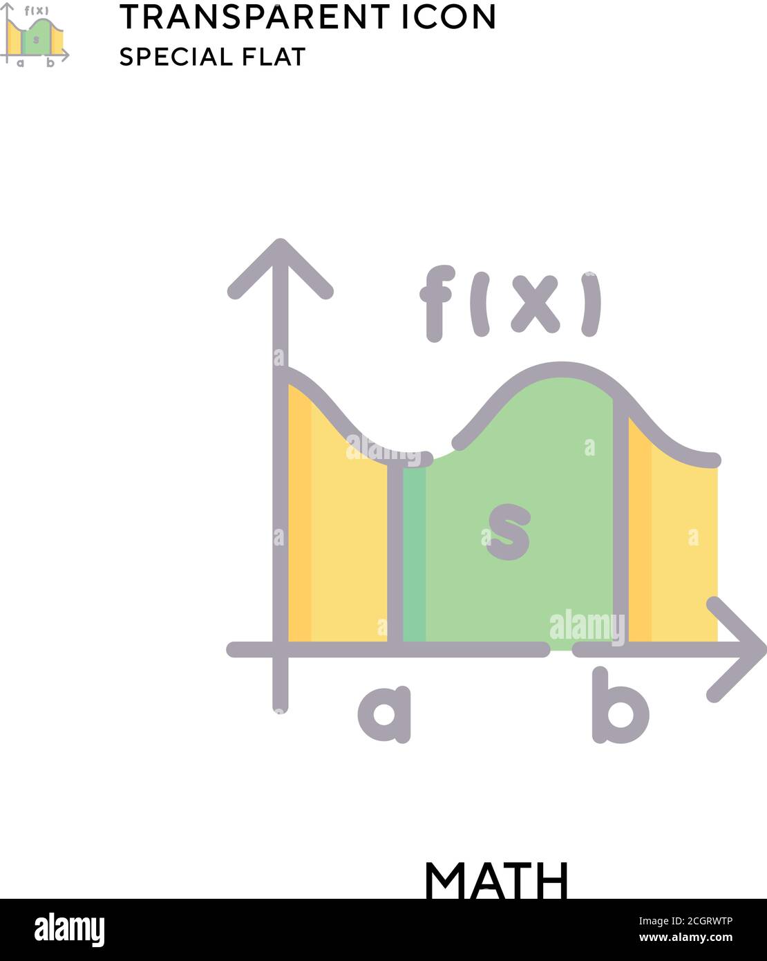 Math vector icon. Flat style illustration. EPS 10 vector Stock Vector ...