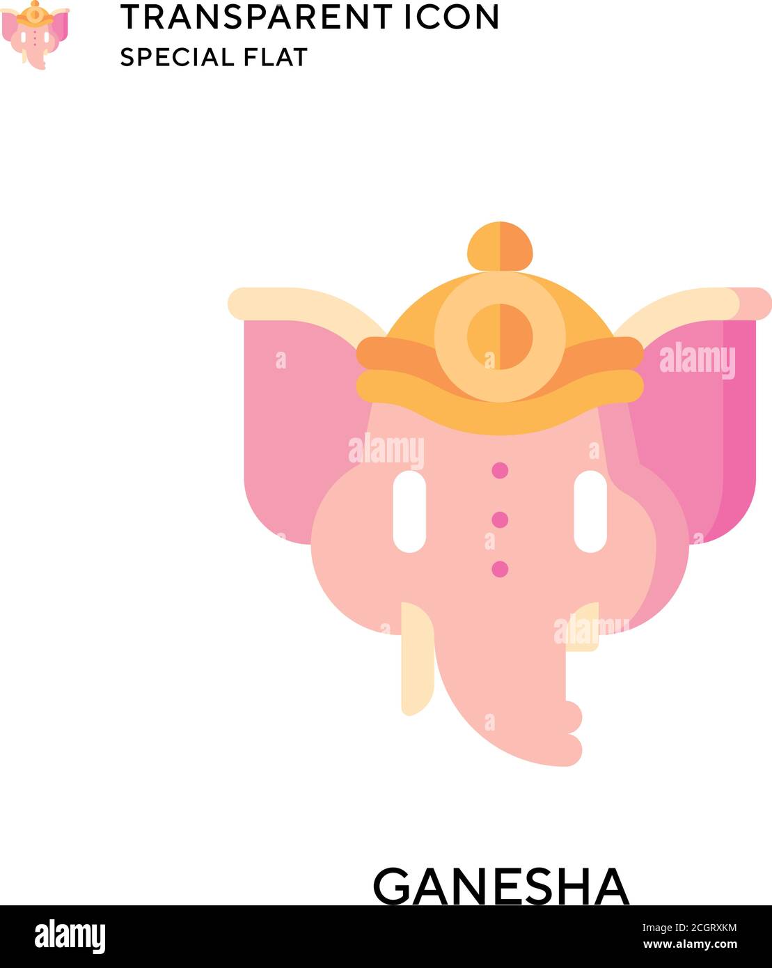 Ganesh icon vector vectors hi-res stock photography and images - Alamy