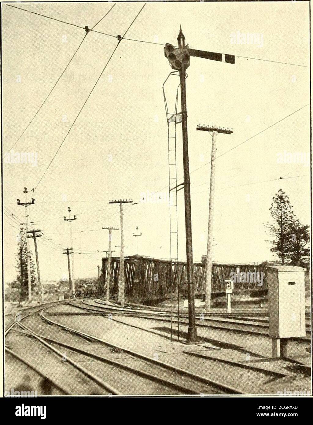 . Electric railway journal . Diagram Showing Location of Block Signals ...