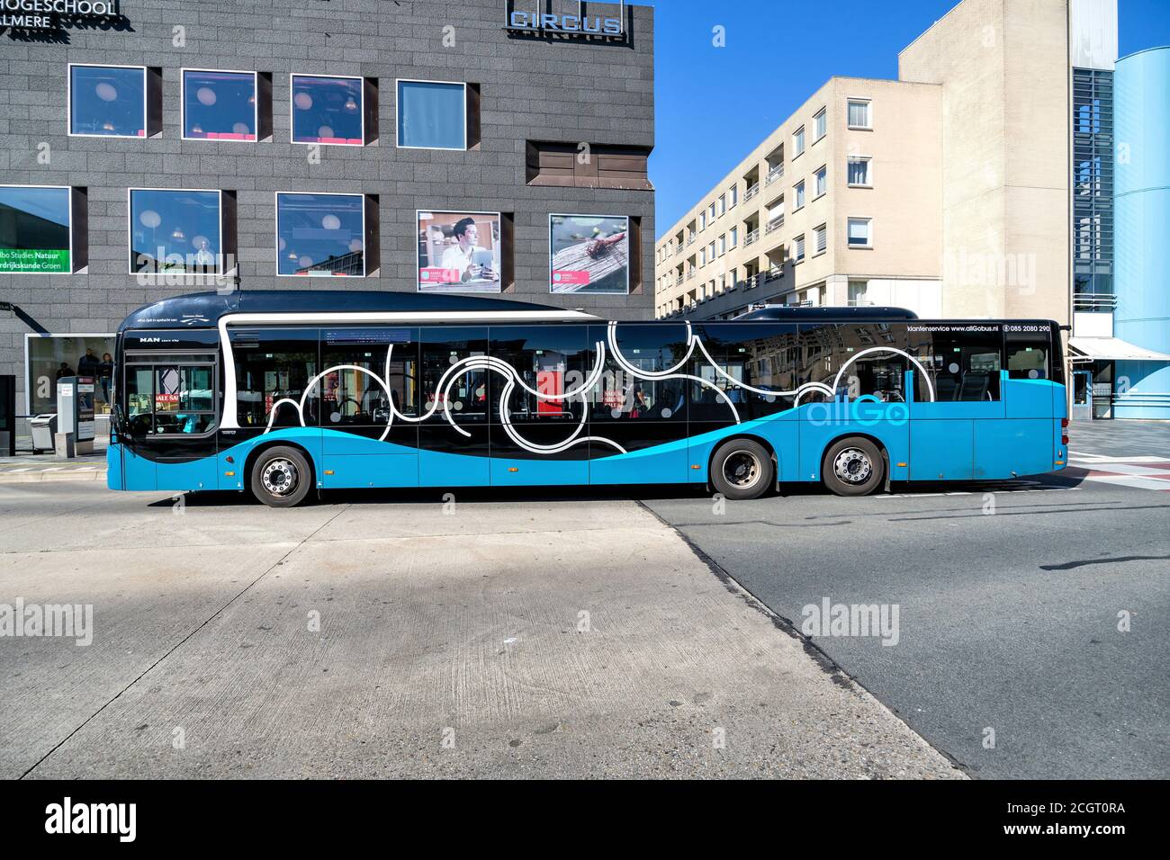 Keolis allGo MAN Lion’s City bus in Almere, The Netherlands Stock Photo ...