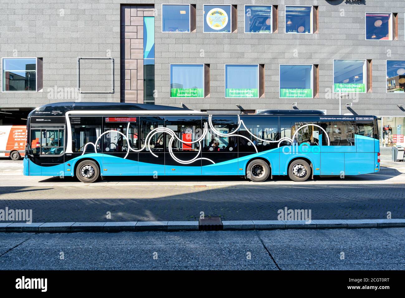 Keolis allGo MAN Lion’s City bus in Almere, The Netherlands Stock Photo ...