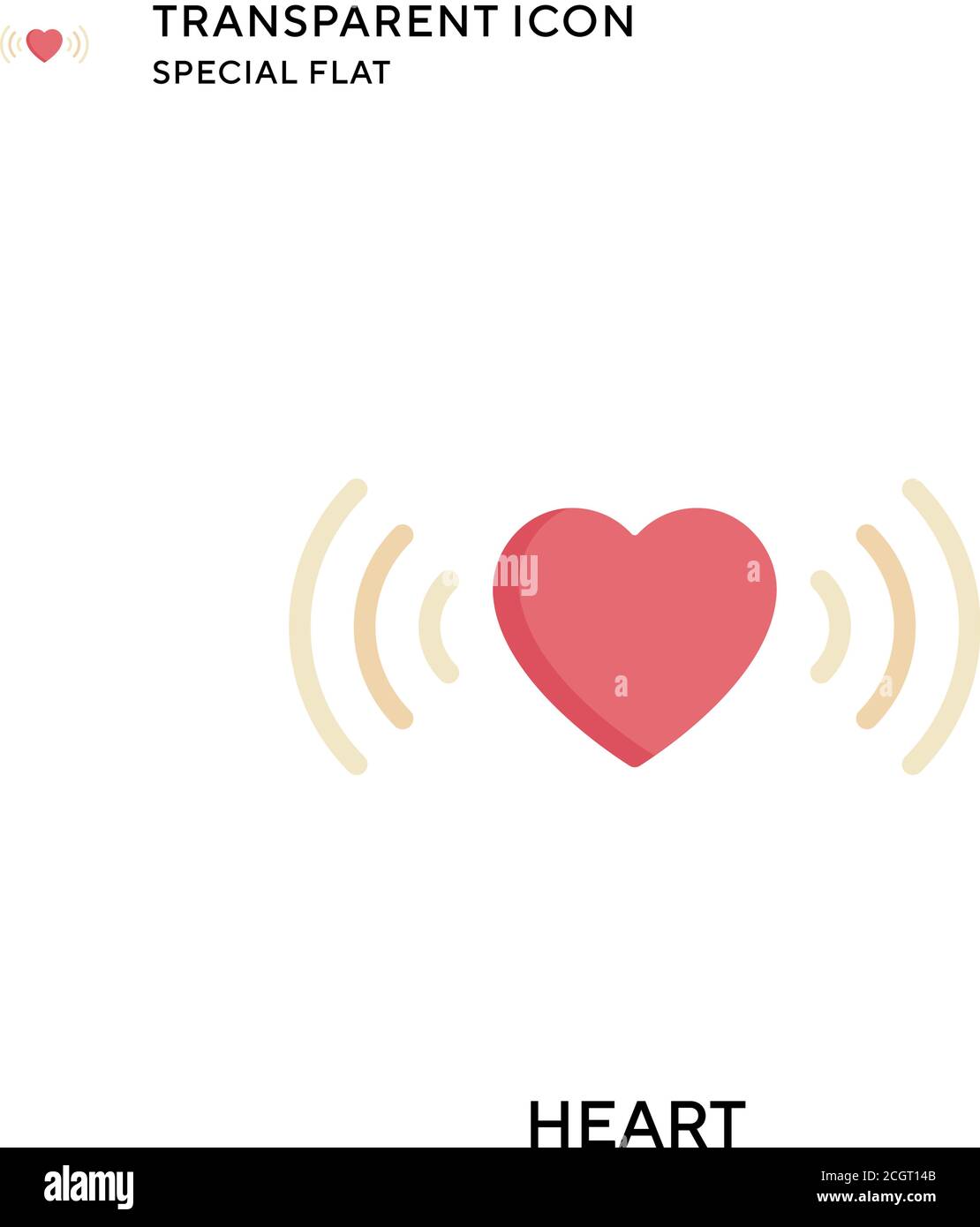 Heart vector icon. Flat style illustration. EPS 10 vector Stock Vector ...