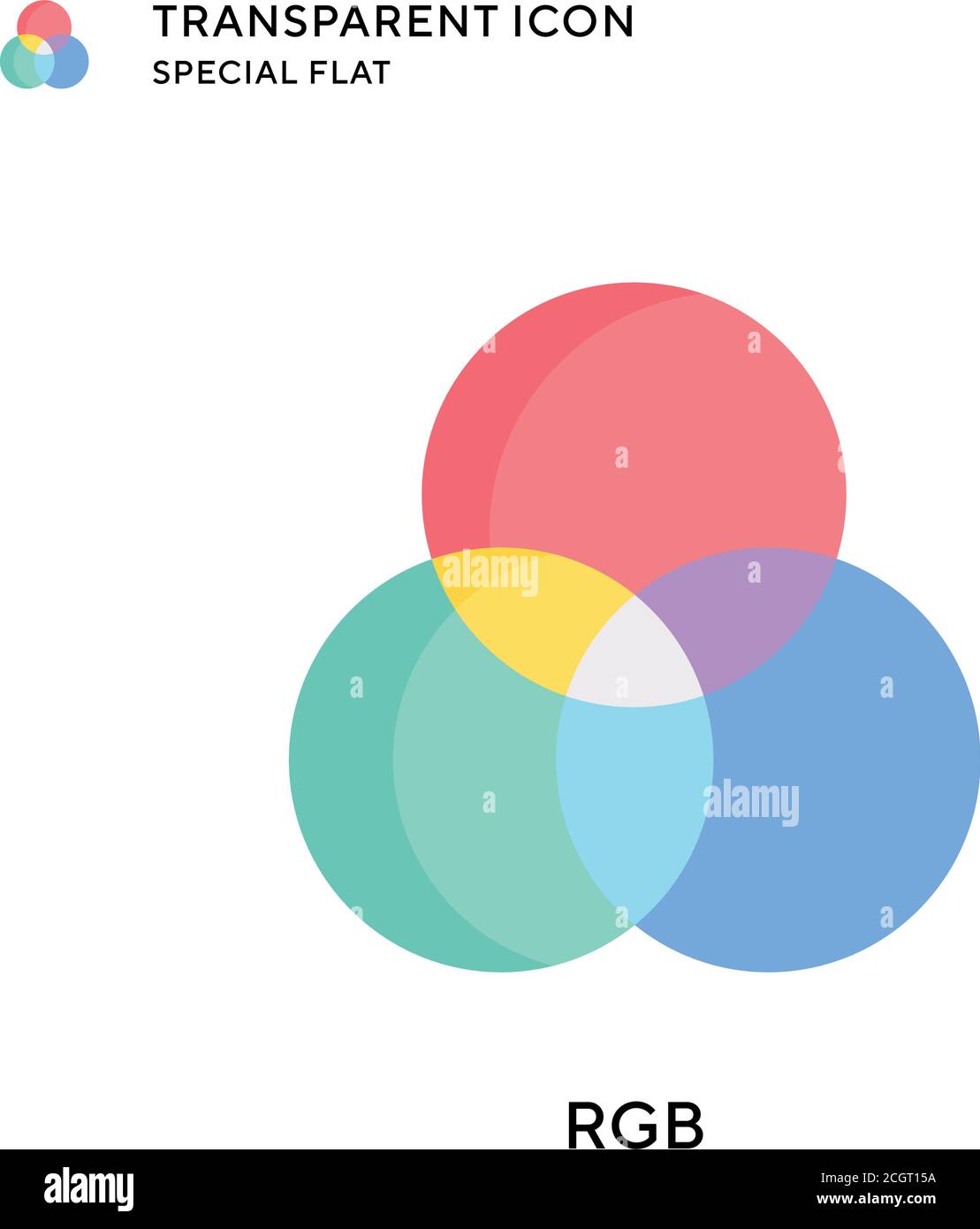 Rgb vector icon. Flat style illustration. EPS 10 vector Stock Vector ...