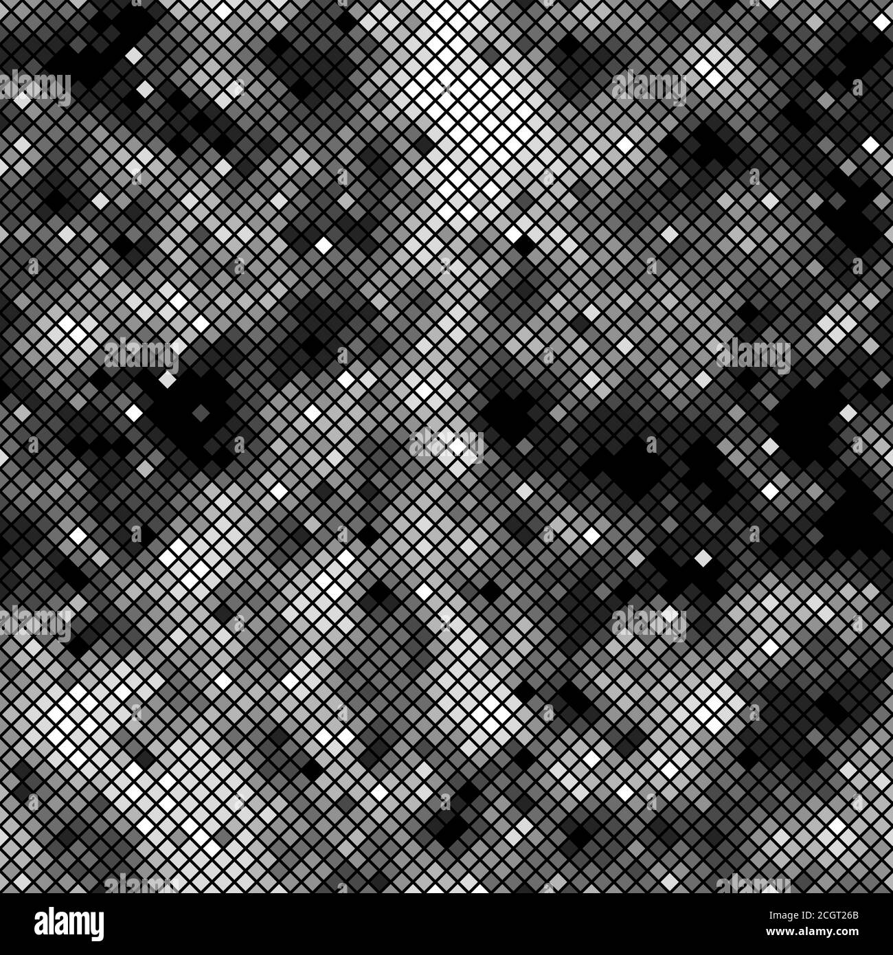 Military camouflage seamless pattern. Urban digital pixel style Stock ...