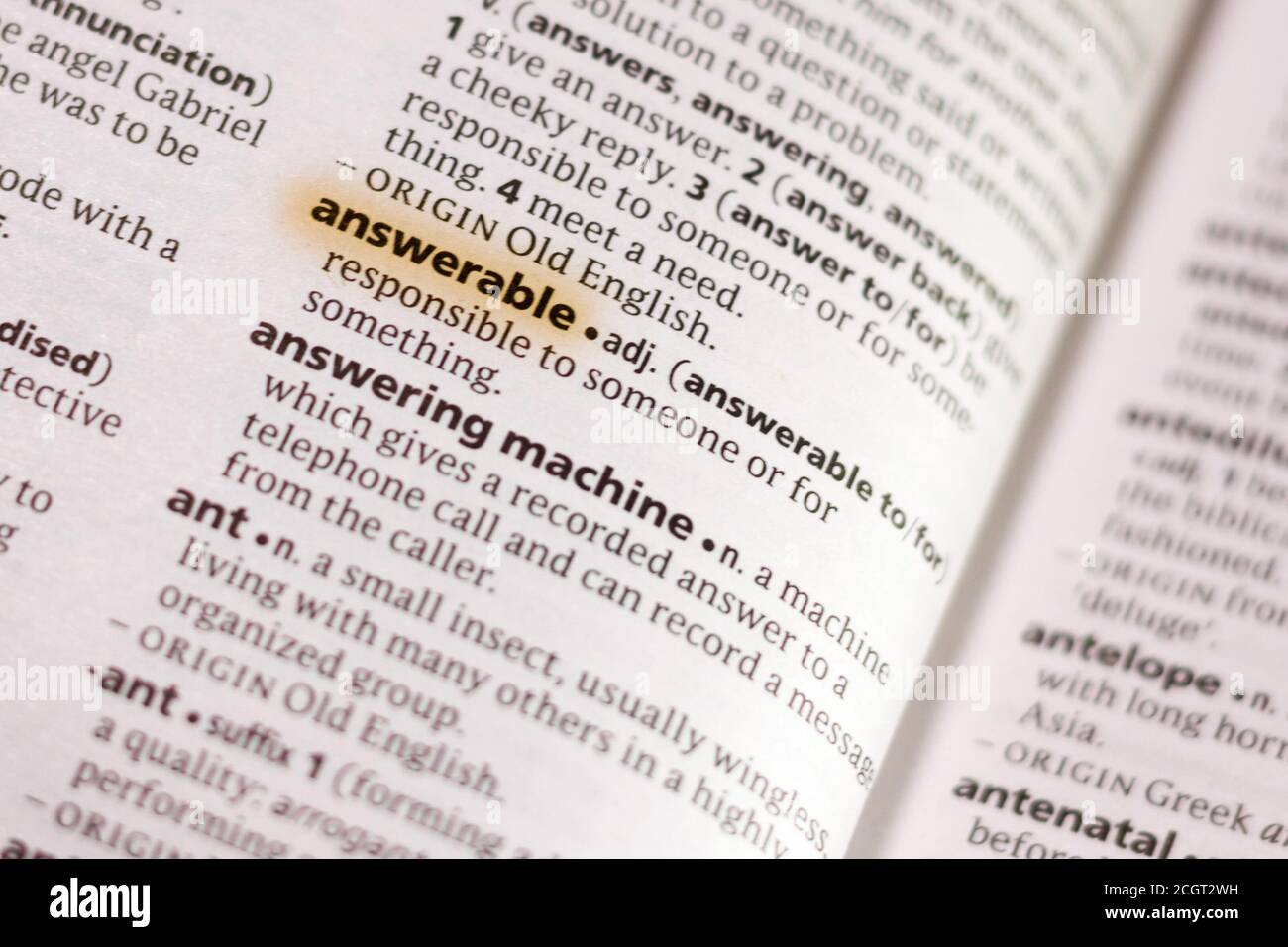 Answerable hi-res stock photography and images - Alamy