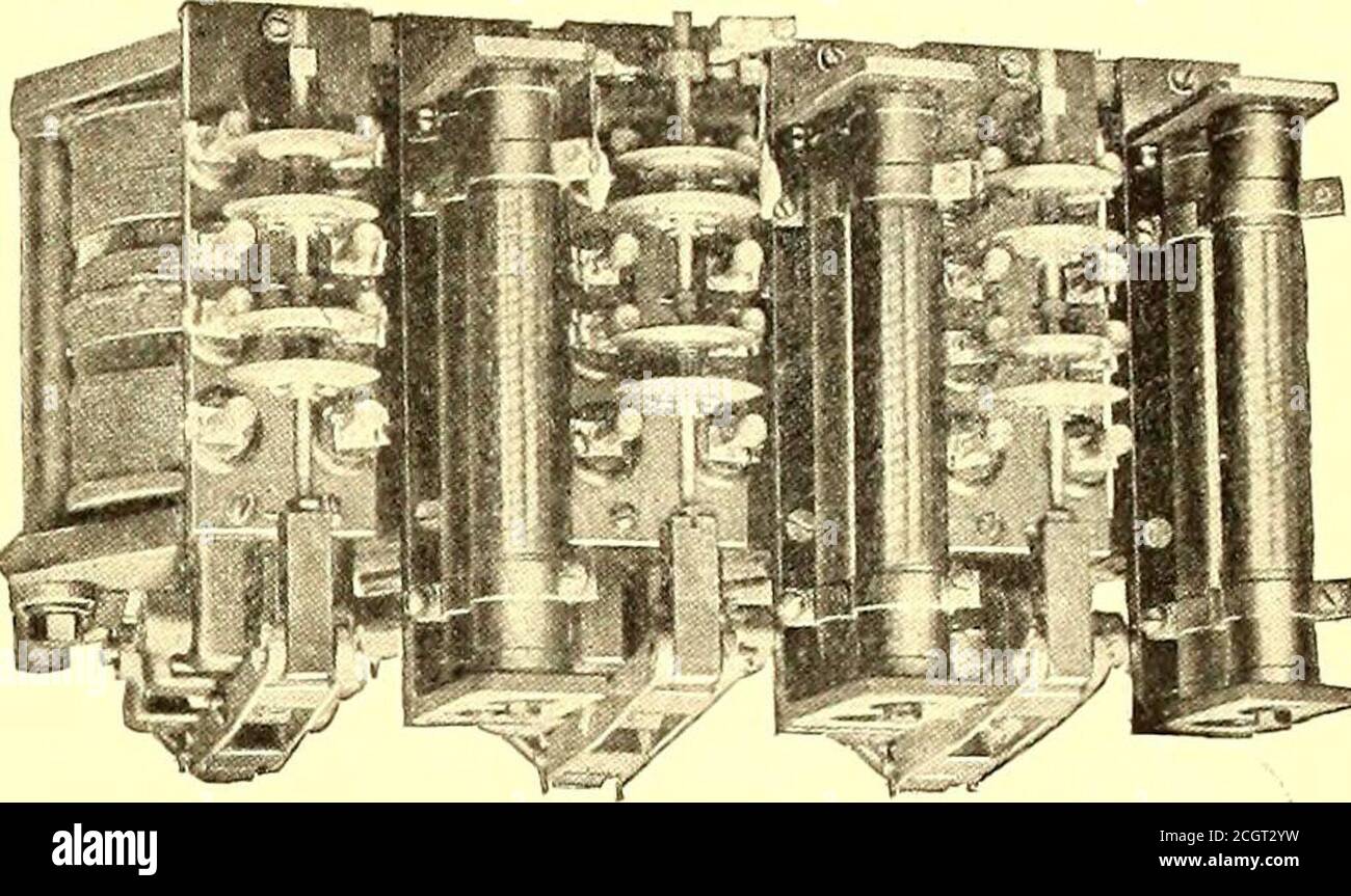. The Street railway journal . FIGS. 2 AND 3.—CONTACTOR UNITS WITH ...