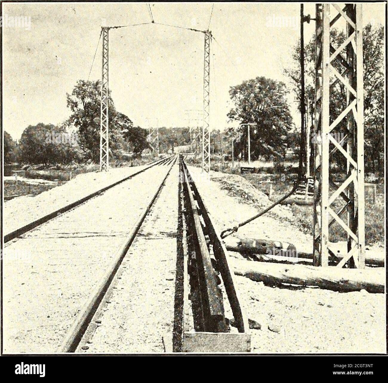 . Electric railway journal . MICHIGAN 2400-VOLT LINE—OVERHEAD ...