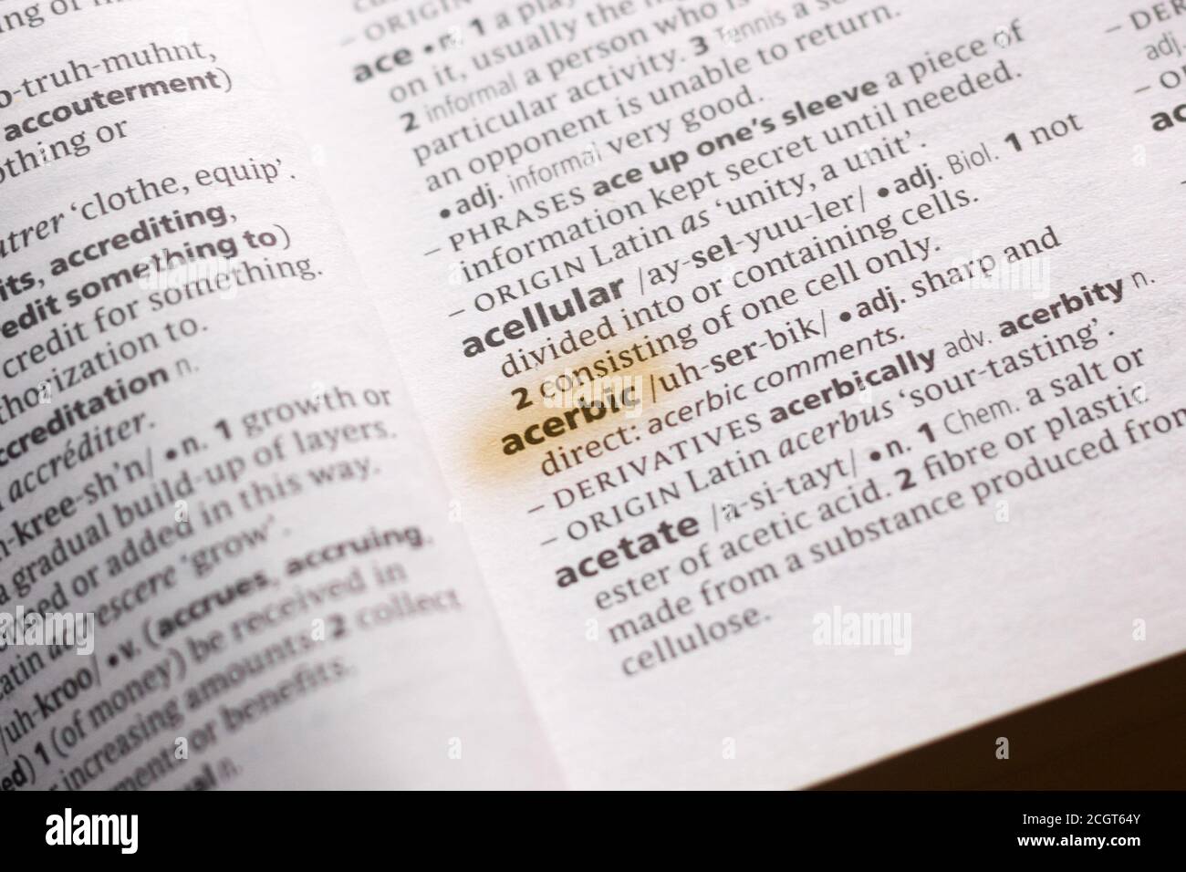 Acerbic hi-res stock photography and images - Alamy