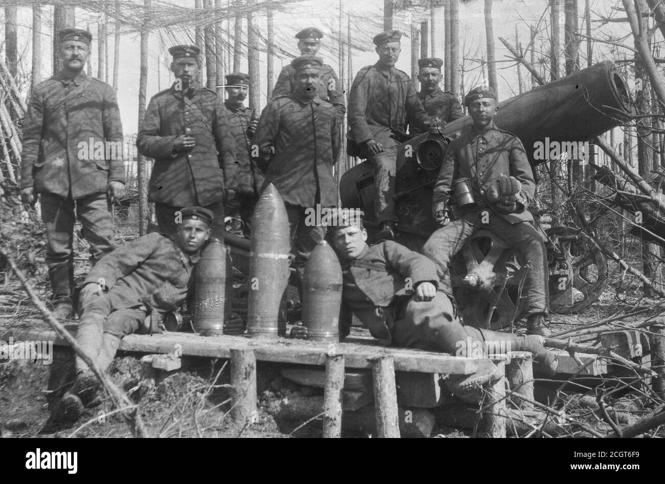 1. Weltkrieg Deutsches Heer Artillerie Mörser 99 21 cm /210 mm - 1st ...