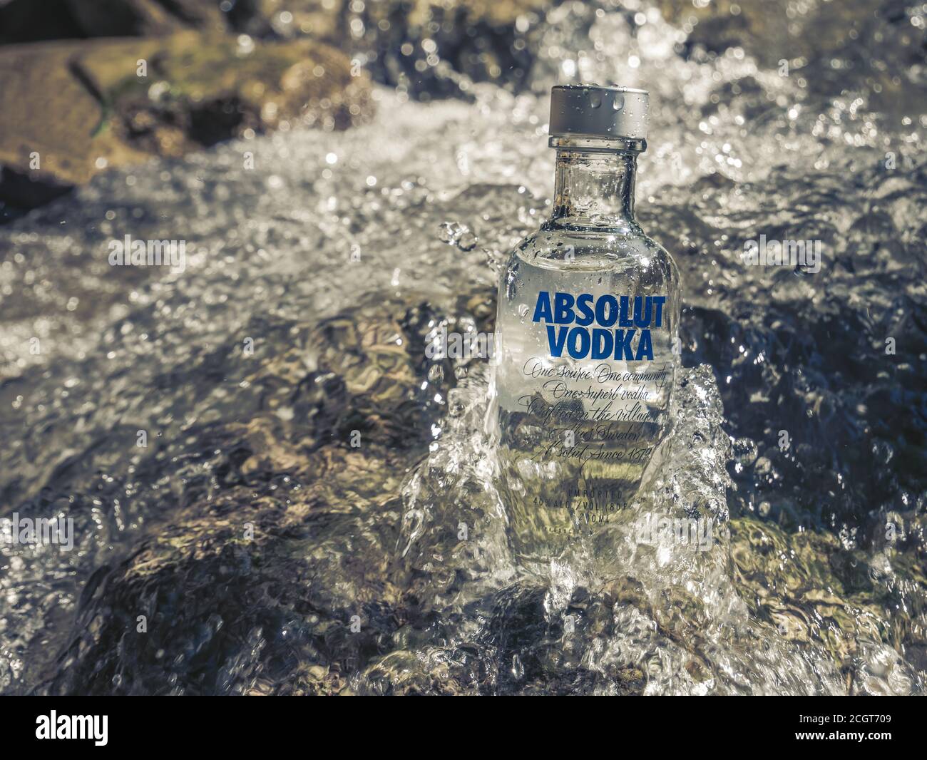Absolut vodka logo hi-res stock photography and images - Alamy