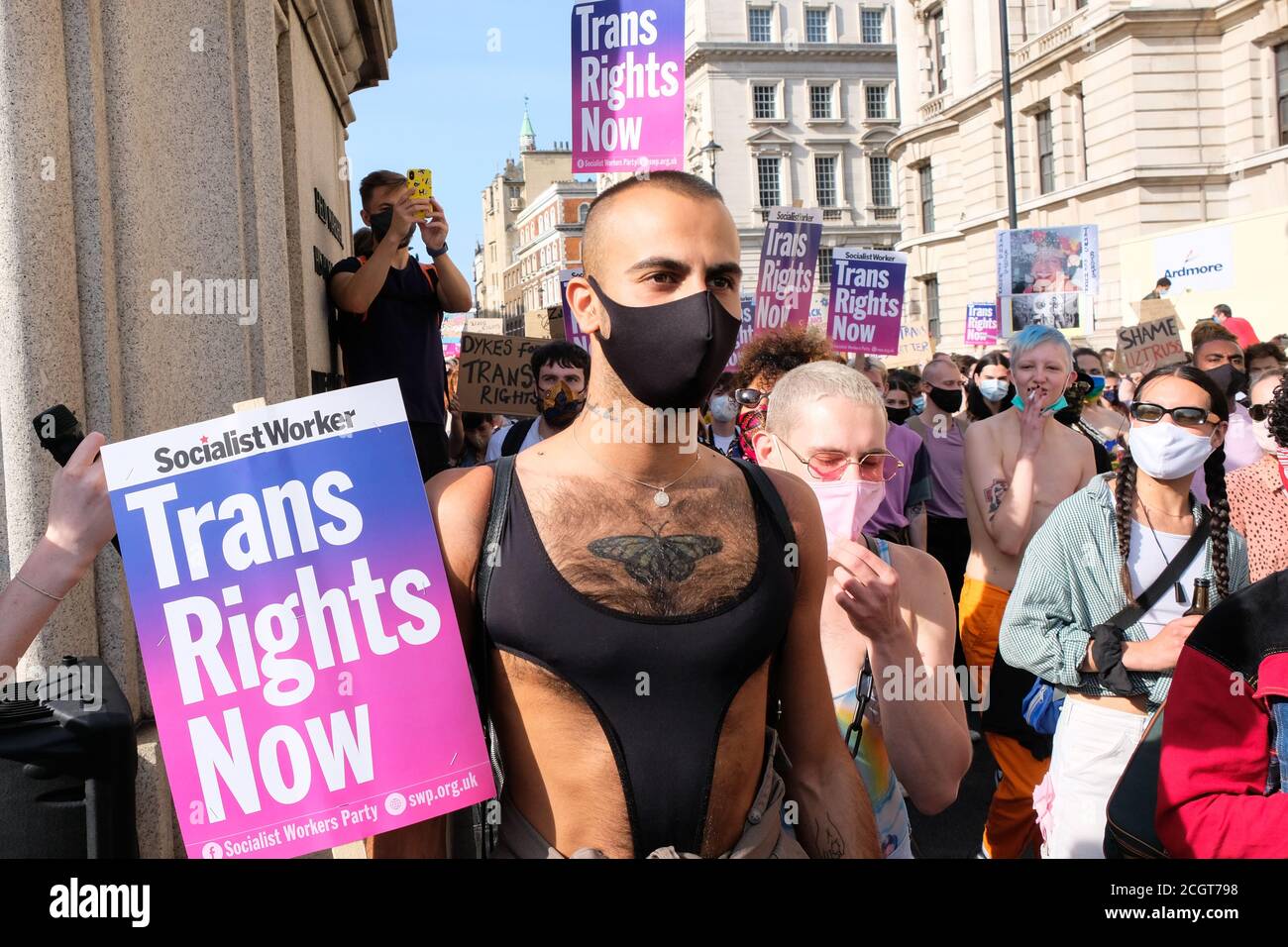 London trans pride hi-res stock photography and images - Alamy