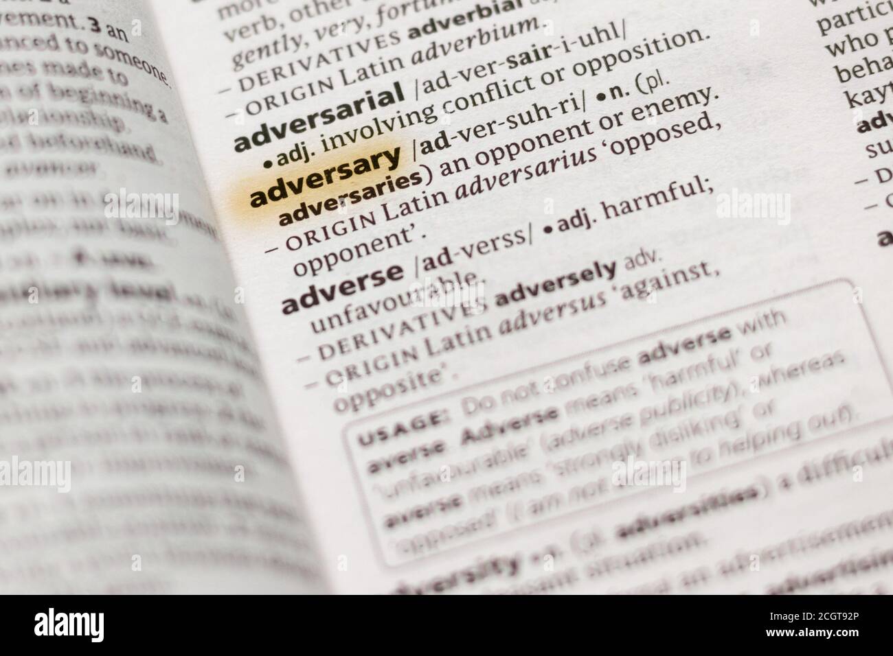 Adversary hi-res stock photography and images - Alamy