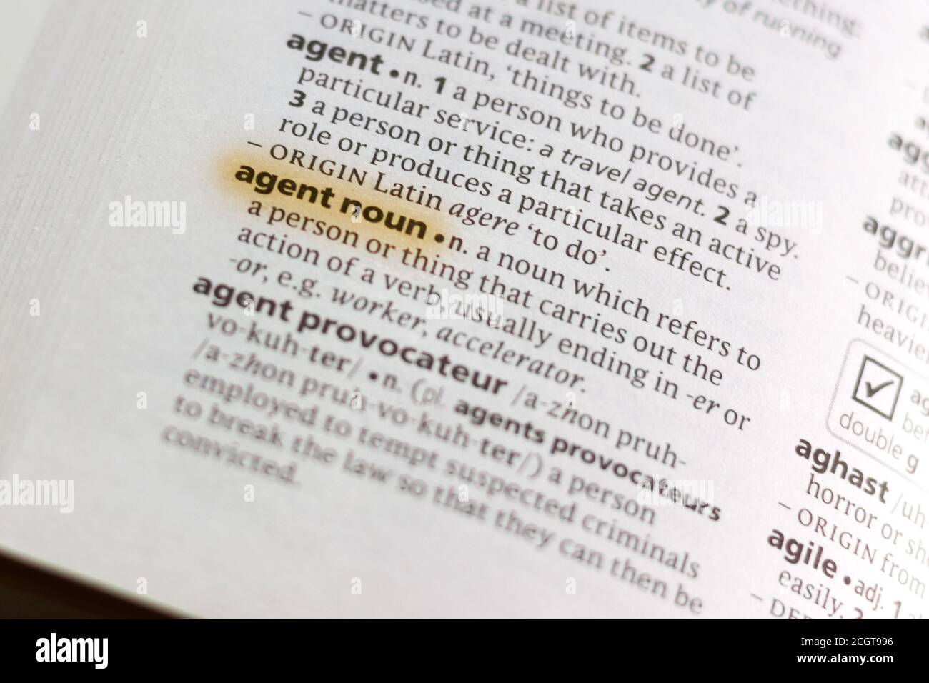 Agent noun hi-res stock photography and images - Alamy