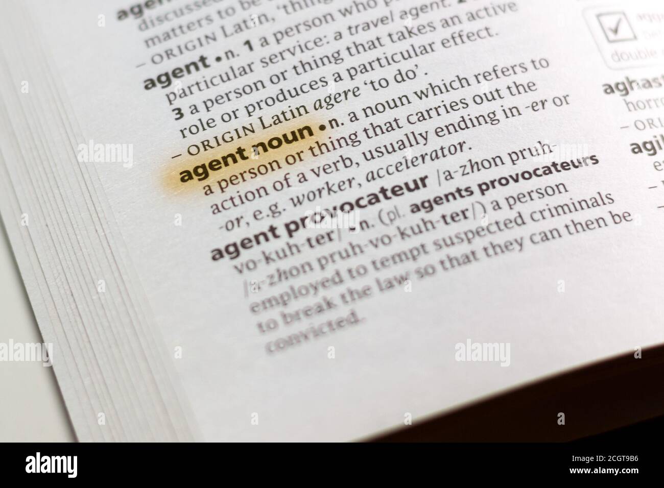 Agent noun hi-res stock photography and images - Alamy