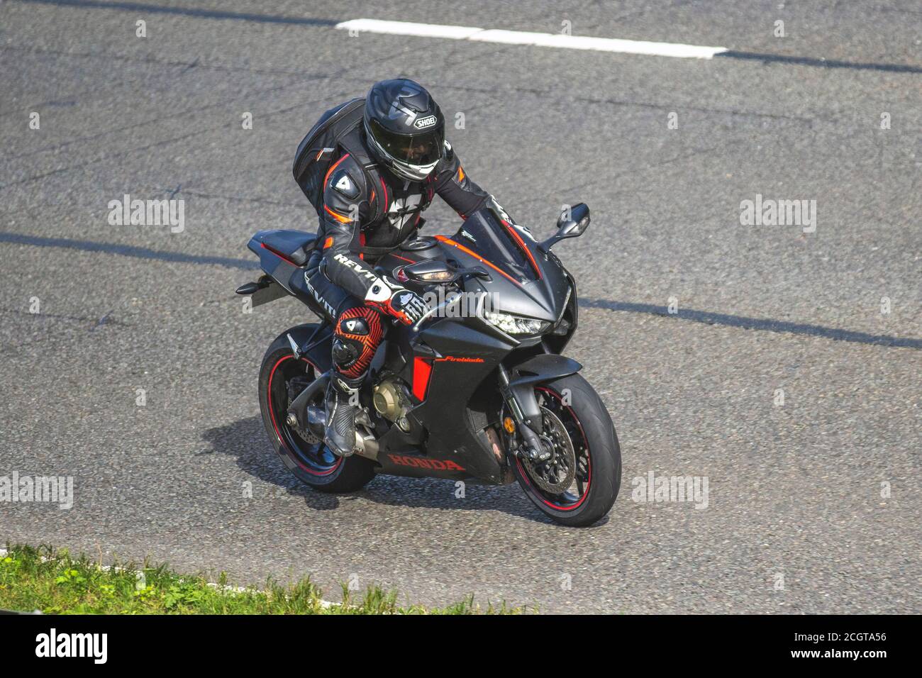 Honda Fireblade Motorbike rider; two wheeled transport, motorcycles ...