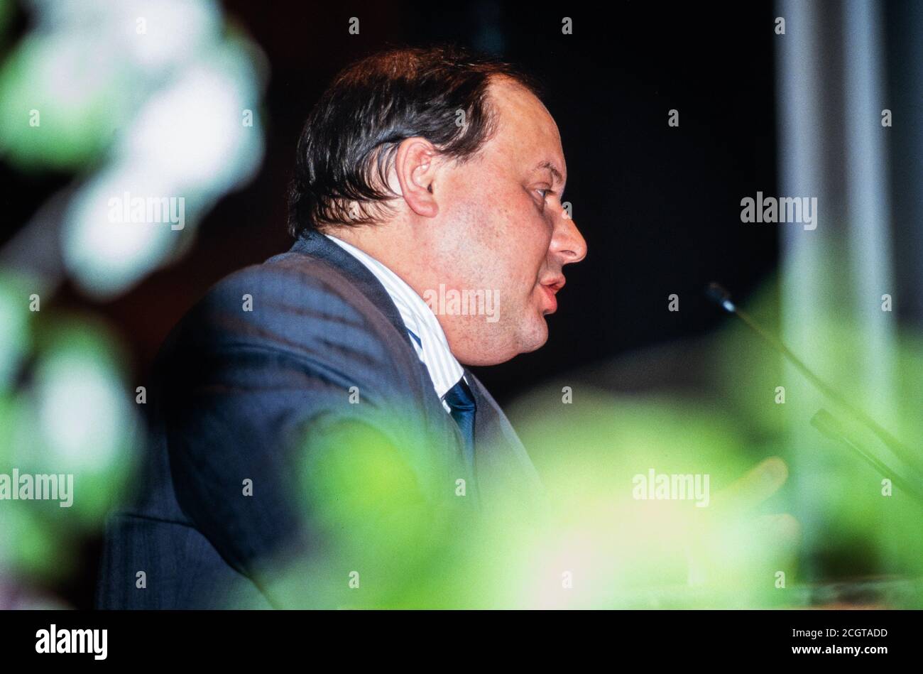 Former Russian Prime Minister Yegor Gaidar giving a leture at the ...