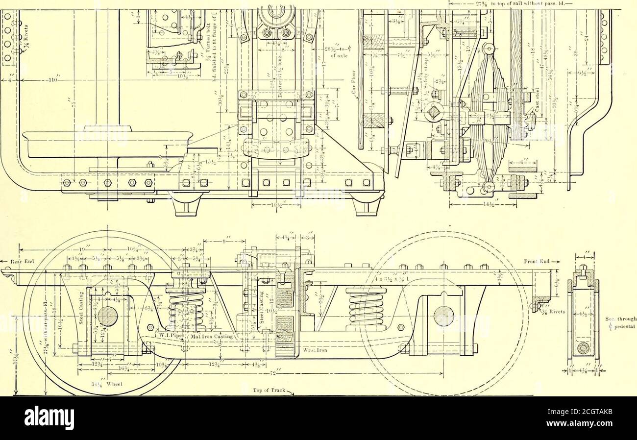. The Street railway journal . transoms are madeof 10-in. channels, 30 ...
