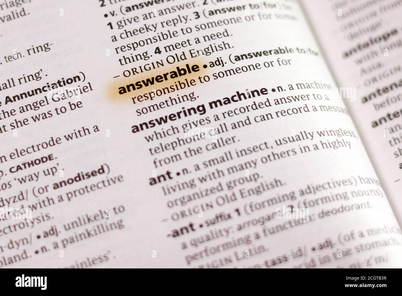 Answerable High Resolution Stock Photography and Images - Alamy