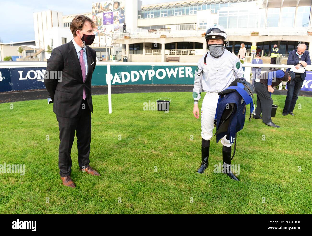 Ken Condon, trainer of Could Be King, and jockey Billy Lee after ...