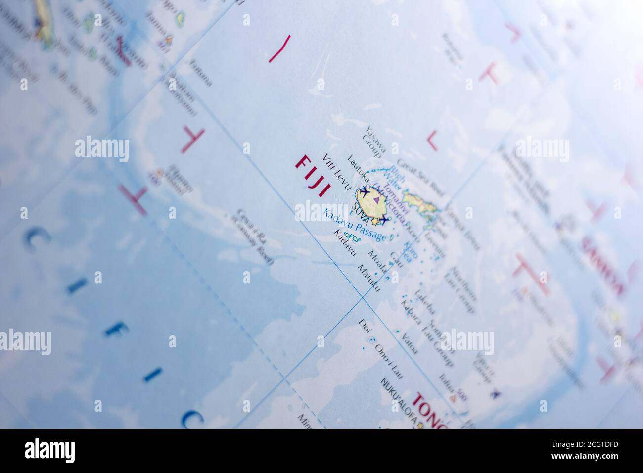 Country fiji map hi-res stock photography and images - Alamy