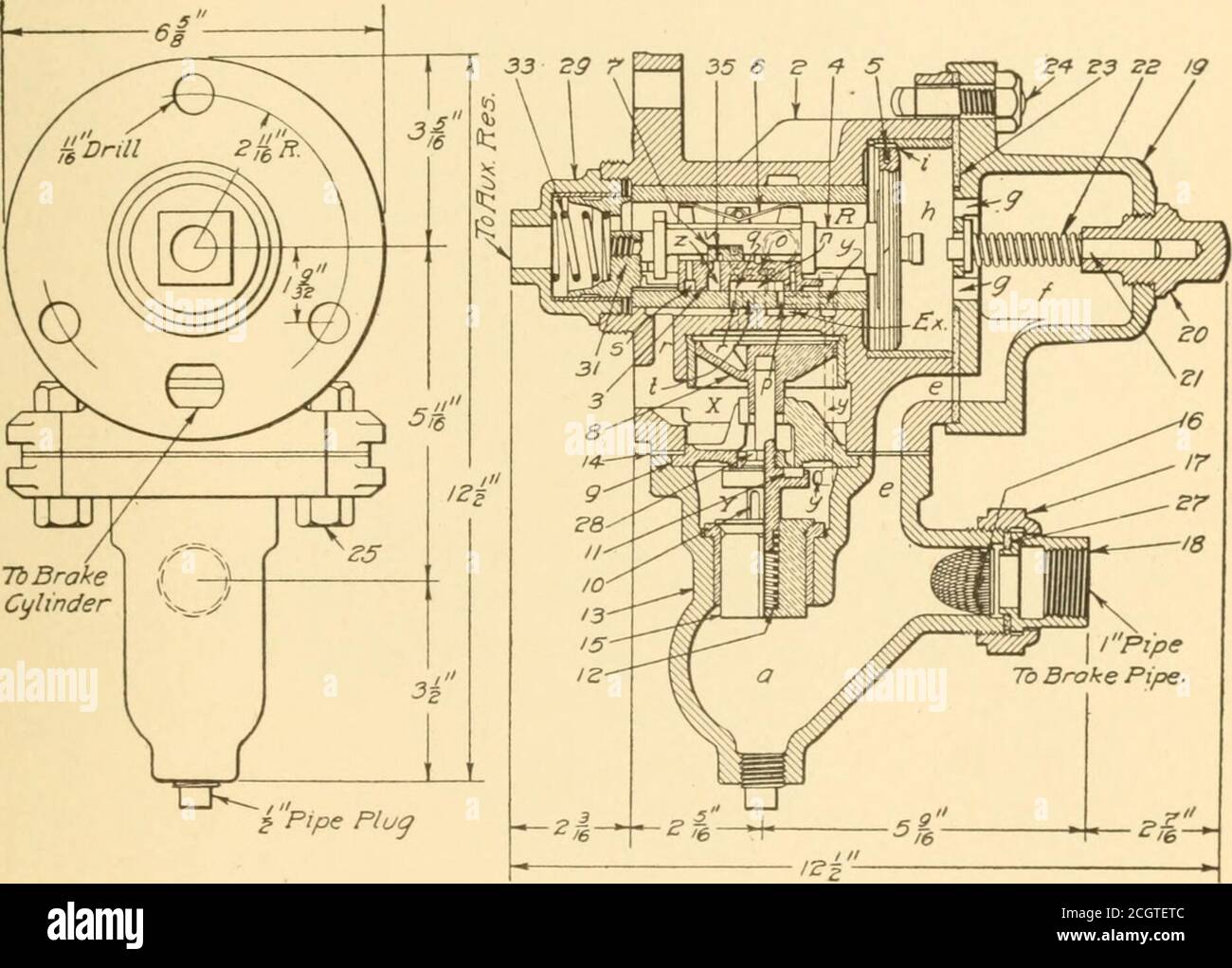 . Air brakes, an up-to-date treatise on the Westinghouse air brake as ...