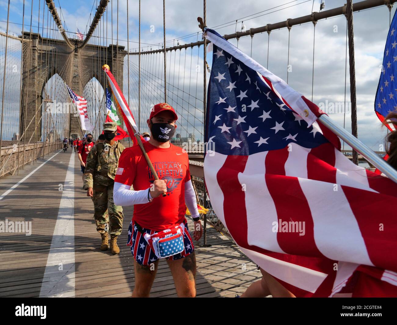 New York, New York, USA. 11th Sep, 2020. Members of the brooklyn NYC ...