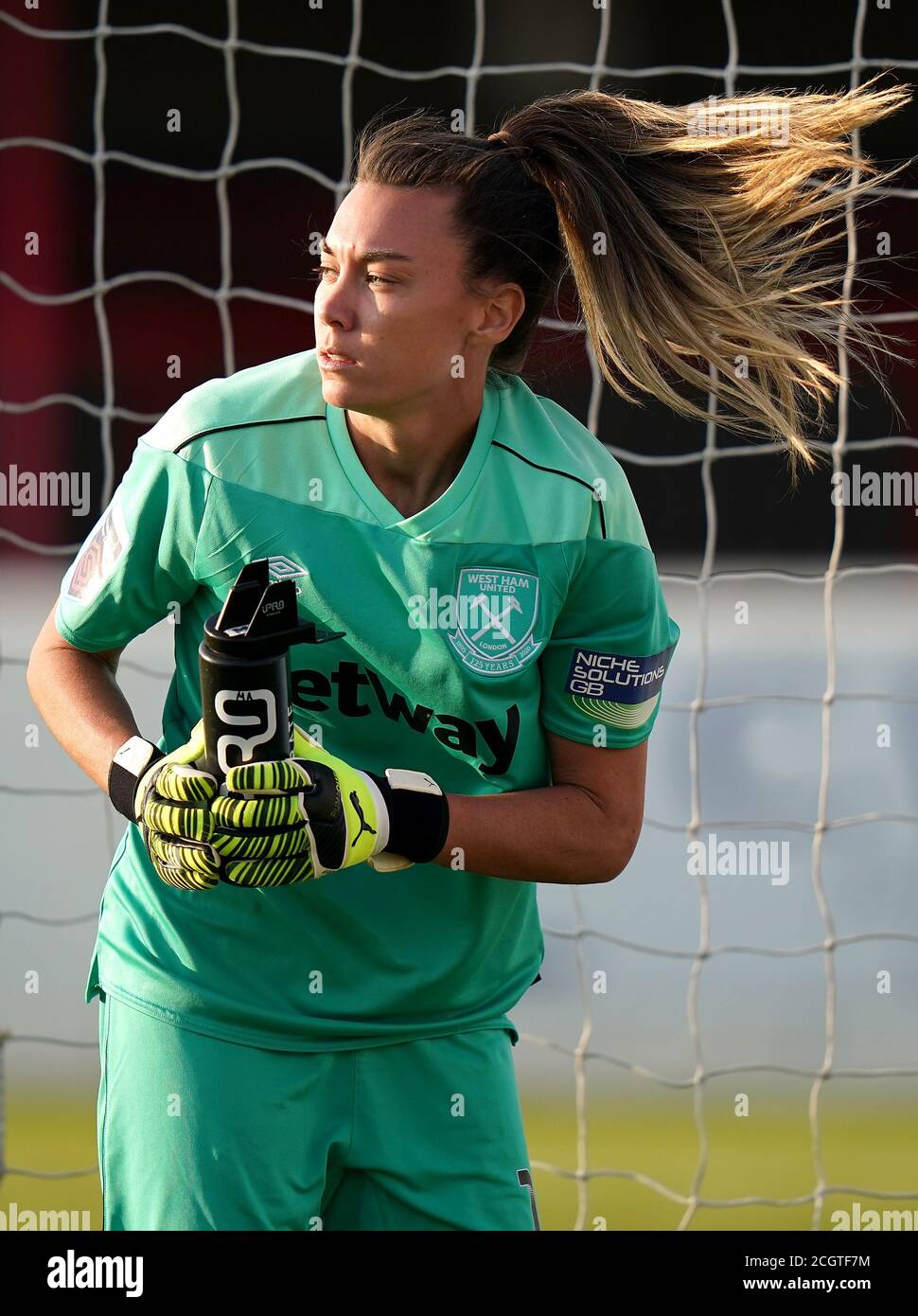 West Ham United Goalkeeper Mackenzie Arnold During The Barclays Fa Wsl