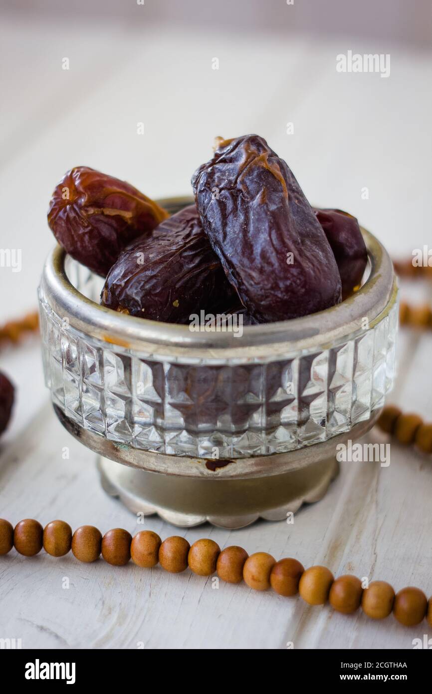 Ramadan fruits - dry dates for iftar time Stock Photo - Alamy