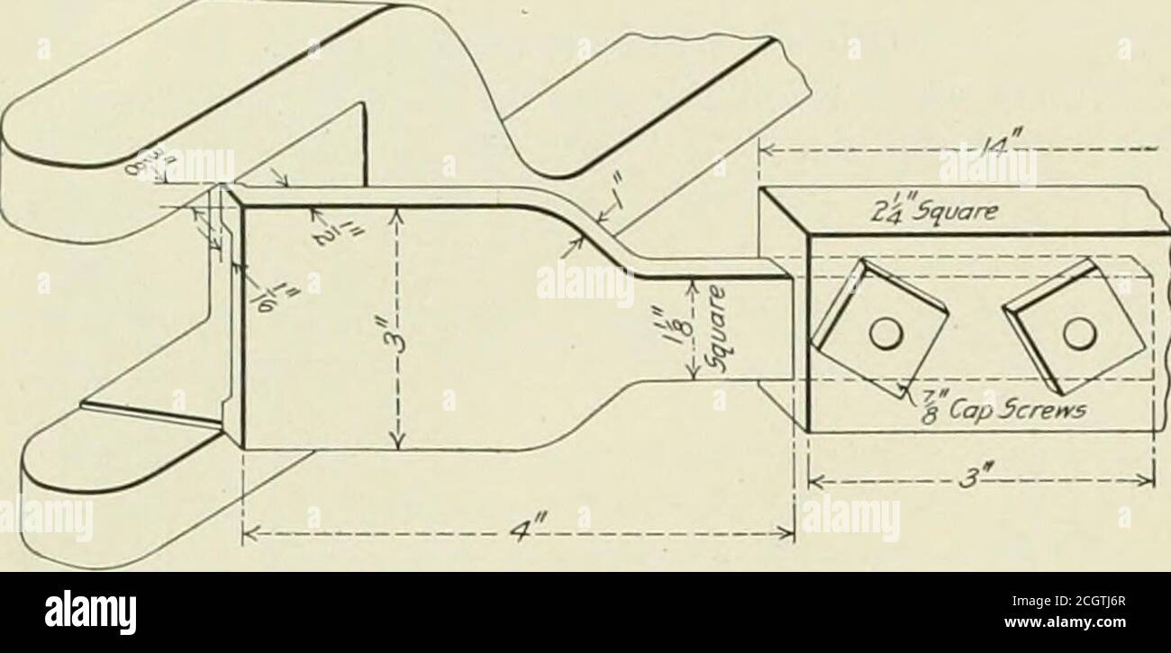 . American engineer . Clamp for Eccentric Blade. jaw and is clamped to ...